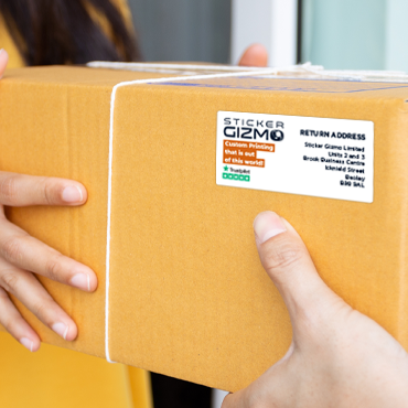 Custom product labels for packaging | Fast Delivery | Sticker Gizmo