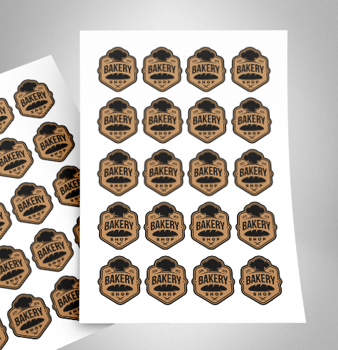 Custom Bakery Labels Any Shape Size Sticker Gizmo