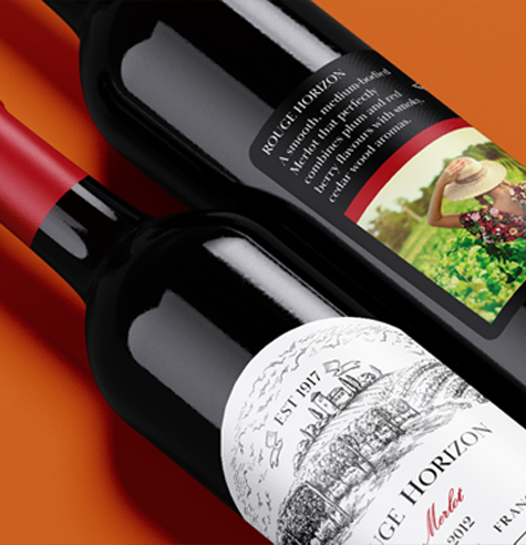 customisable wine labels