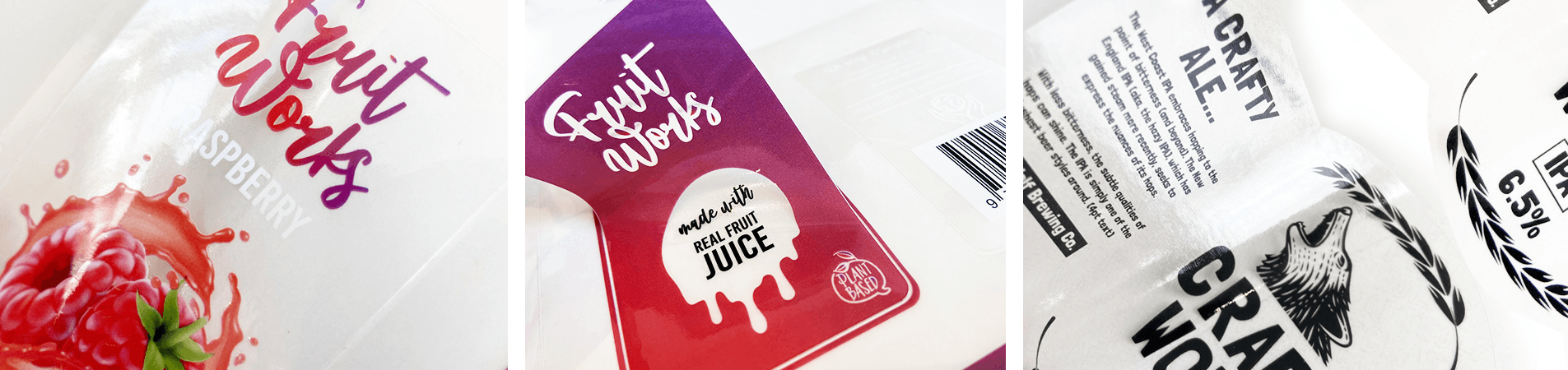 Clear Labels - White Ink | Waterproof | Transparent | Sticker Gizmo ...