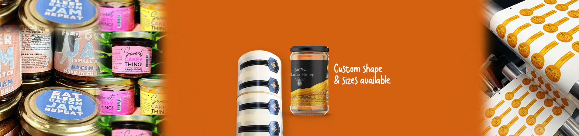 Jar Labels - Products |Sticker Gizmo