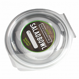 Salad Bowl Label - Wooden Design | Sticker Gizmo