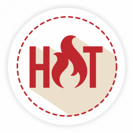 HOT Food sticker | Sticker Gizmo