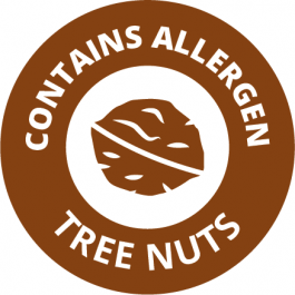 Allergen Labels - Contains Tree Nuts - 35mm | Sticker Gizmo