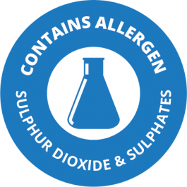 Allergen Labels - Sulphur Dioxide & Sulphites | Sticker Gizmo