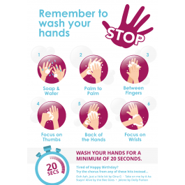 Handwashing Poster 1 | Sticker Gizmo
