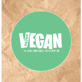 Filthy Vegan Logo sticker 40mm | Sticker Gizmo