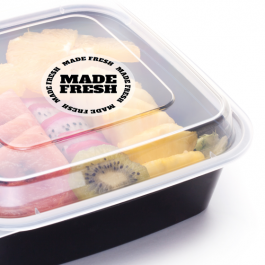 Clear Sticker - Made fresh Circle | Sticker Gizmo