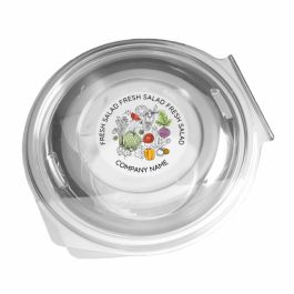 Clear Salad Sticker - Modern Salad Design | Sticker Gizmo