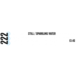 Triple Two - still/sparkling water | Sticker Gizmo