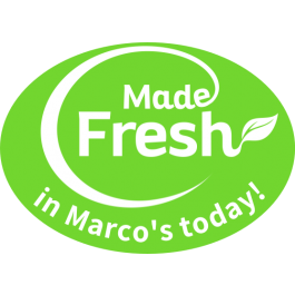 Made Fresh White Logo Design | Sticker Gizmo