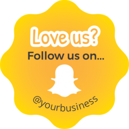 Love us? Snapchat Sticker Design | Sticker Gizmo
