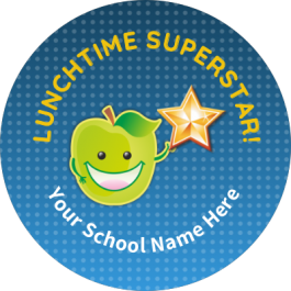 Lunchtime SuperStar Stickers | Sticker Gizmo