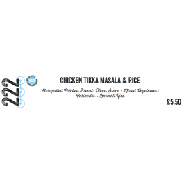 Chicken Tikka Masala & Rice | Sticker Gizmo