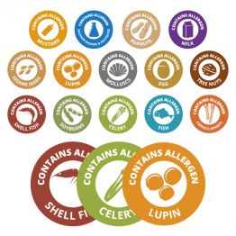 Allergen Labels |Sticker Gizmo