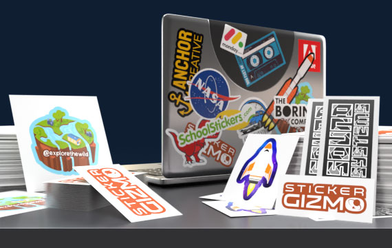 Custom Stickers, badges & magnets made easy |Sticker Gizmo